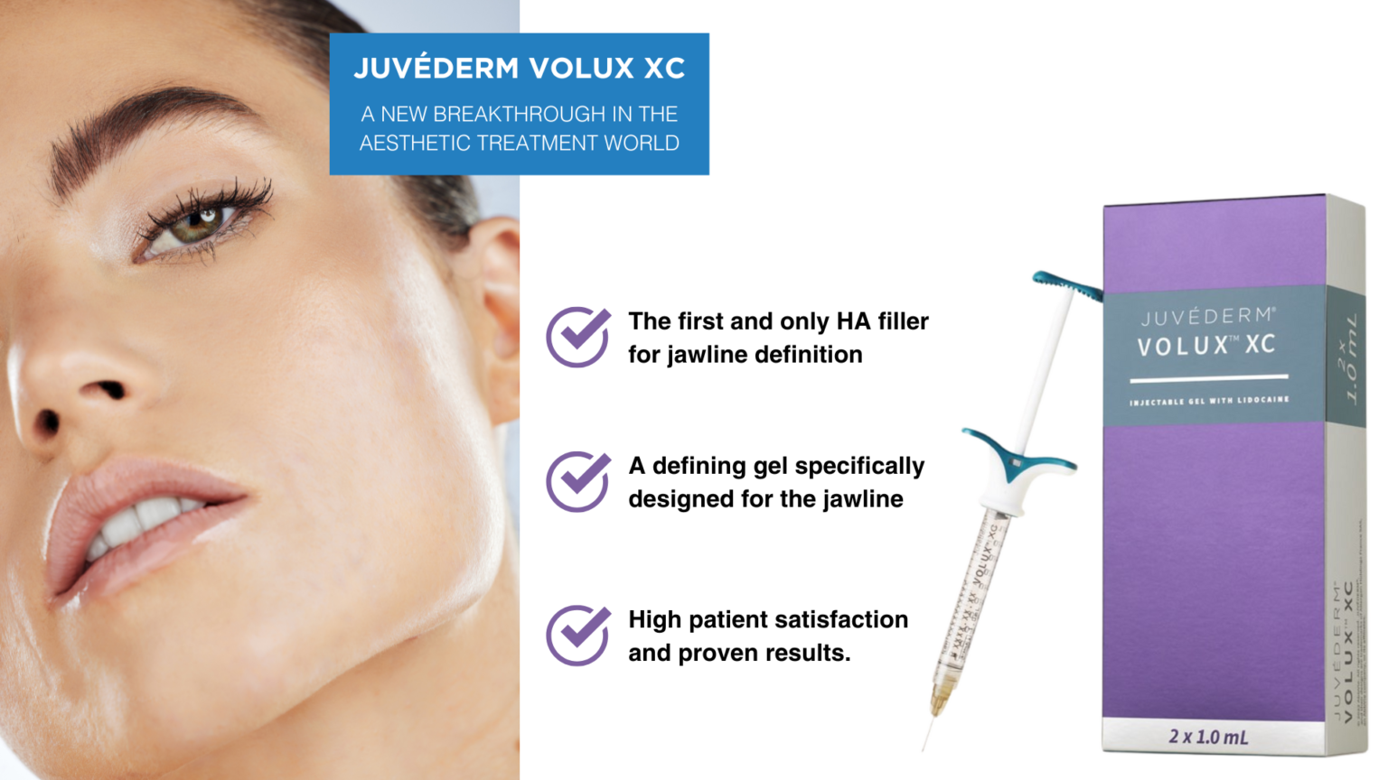 Juvéderm Volux XC for a more defined jawline - Jacob Bloom, MD