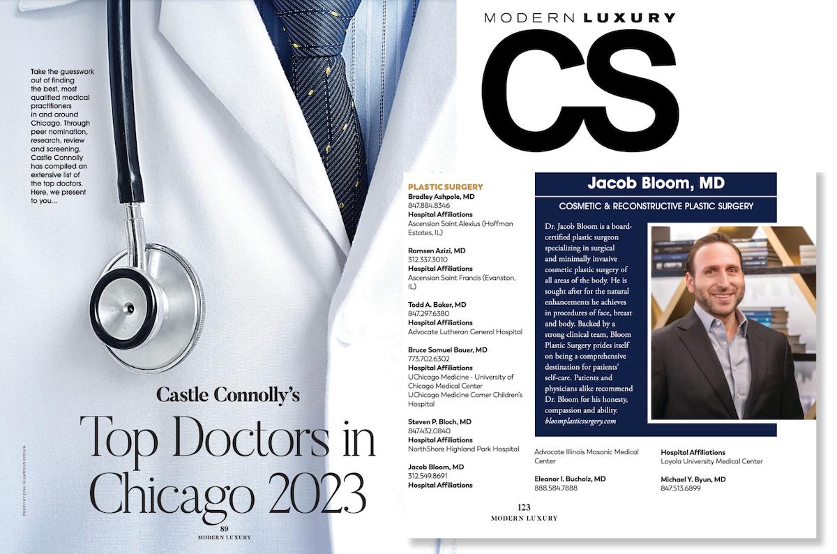 Dr. Bloom Named 'Top Doctor in Chicago' - Jacob Bloom, MD